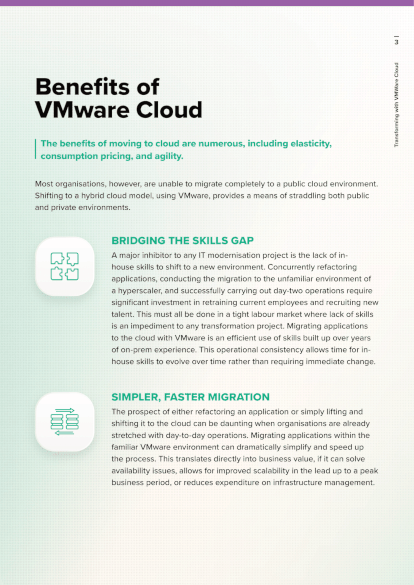 Transforming With Vmware Cloud
